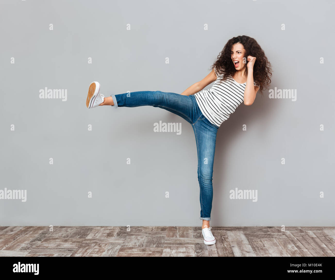 Legs attack portrait person hi-res stock photography and images - Alamy