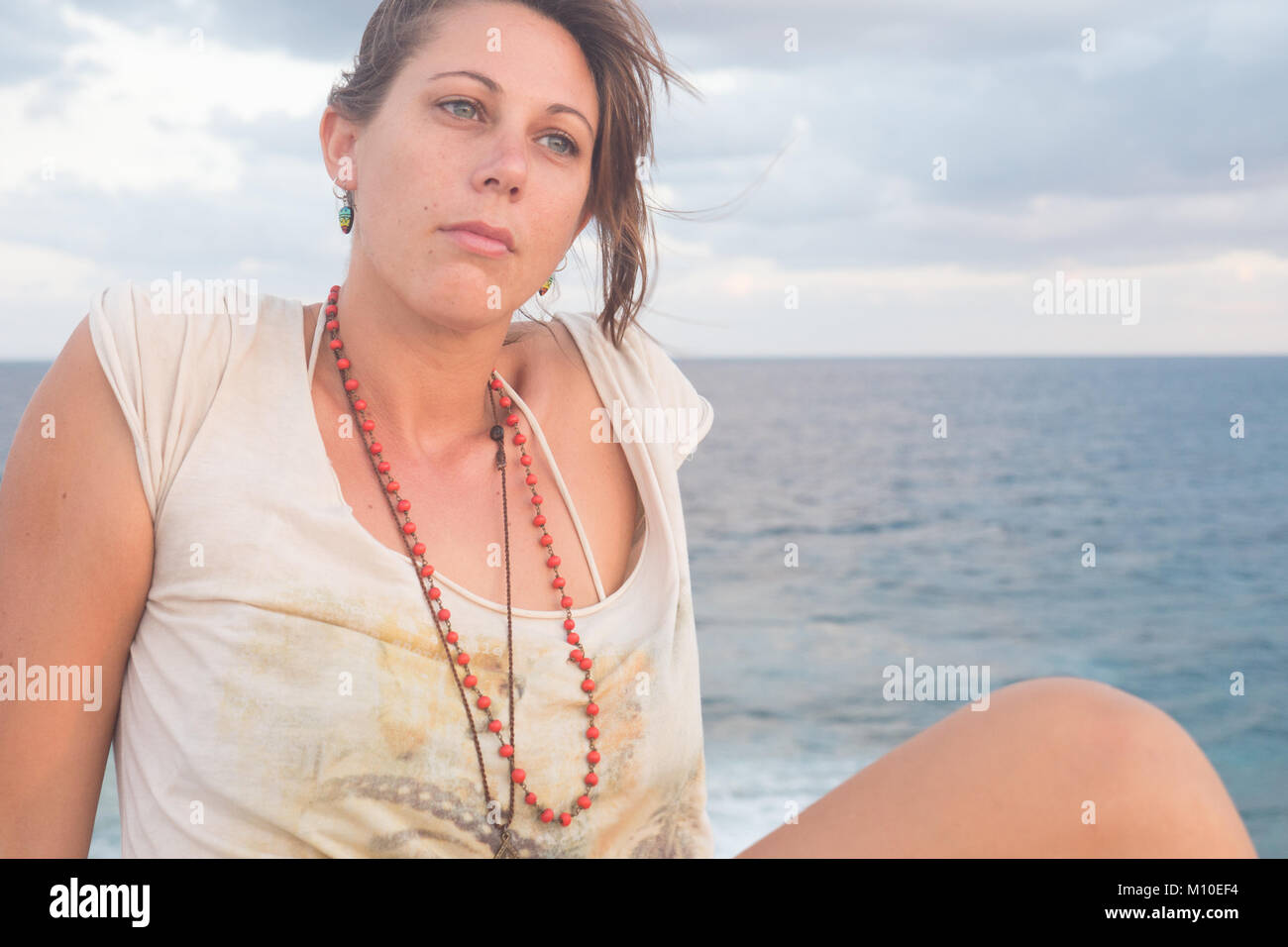 Mexico island women beach hi-res stock photography and images - Alamy