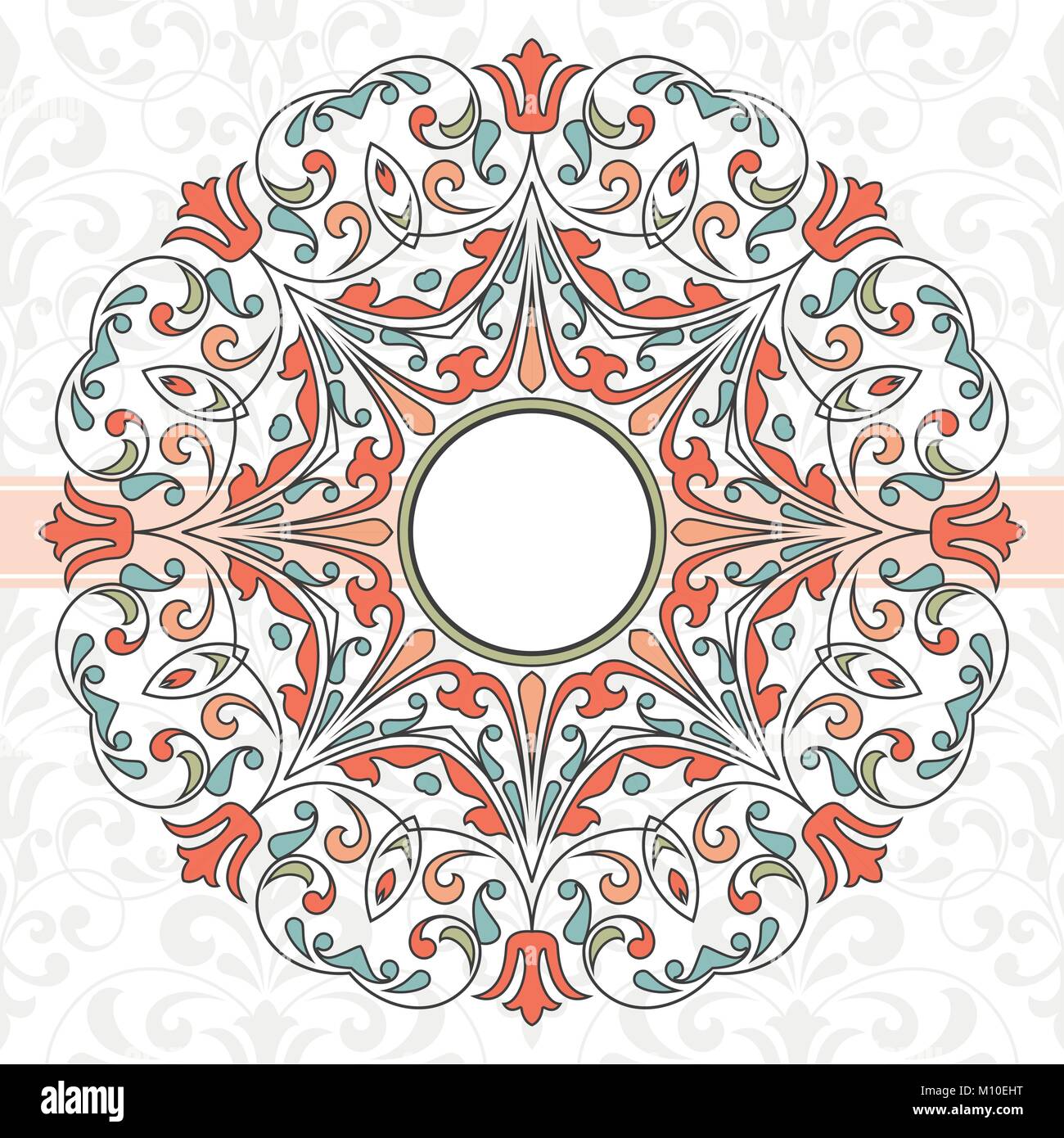 Floral pattern for invitation or greeting card Stock Vector Image & Art ...