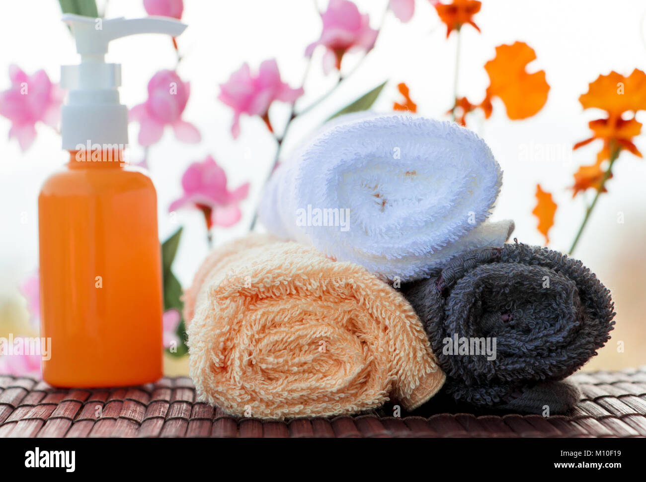 Relaxing At A Beauty Spa Getting Healthy Wellness Treatment Stock Photo ...