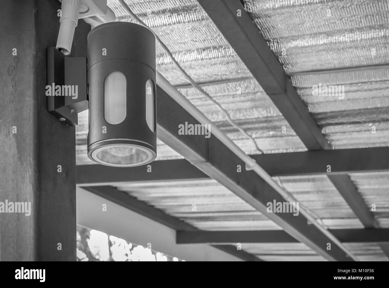 Glass design roof outdoor Black and White Stock Photos & Images - Alamy