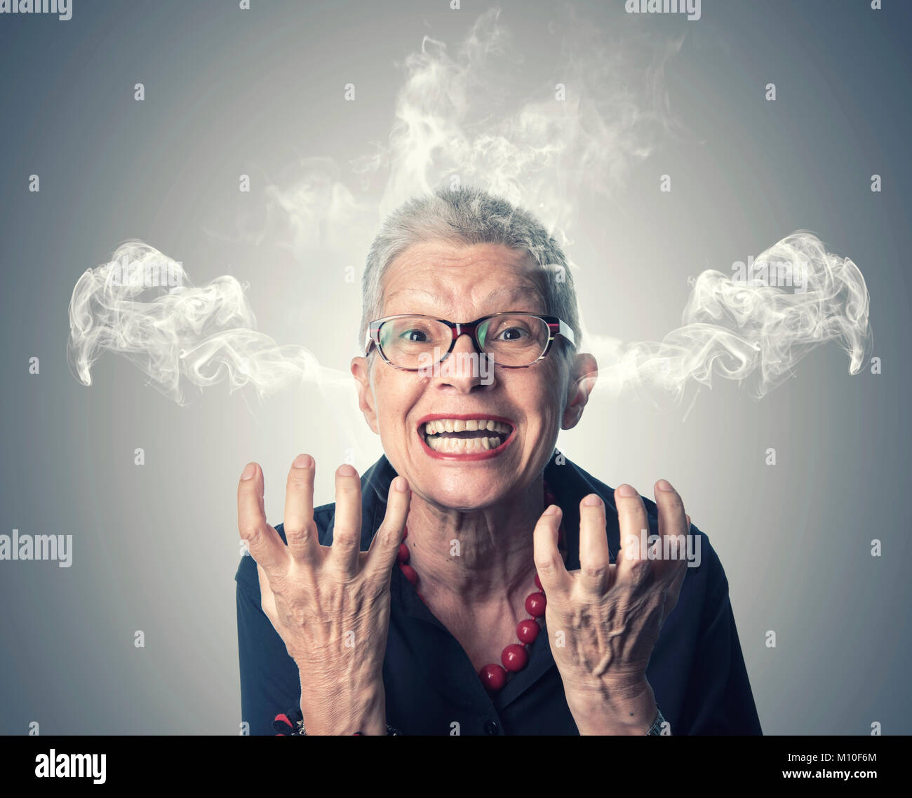 Fuming face hi-res stock photography and images - Alamy
