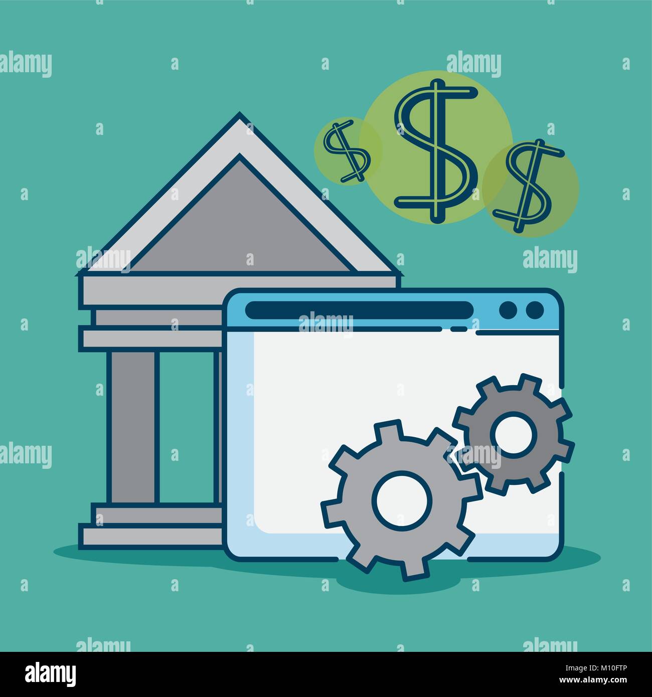 Fintech Investment Financial Internet Technology Concept fintech ...