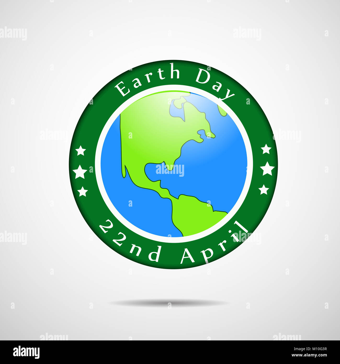 illustration of elements of Earth Day Background Stock Photo - Alamy