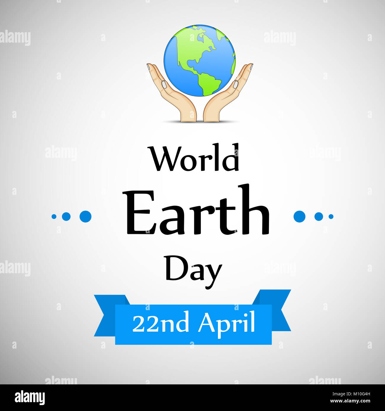 illustration of elements of Earth Day Background Stock Photo - Alamy