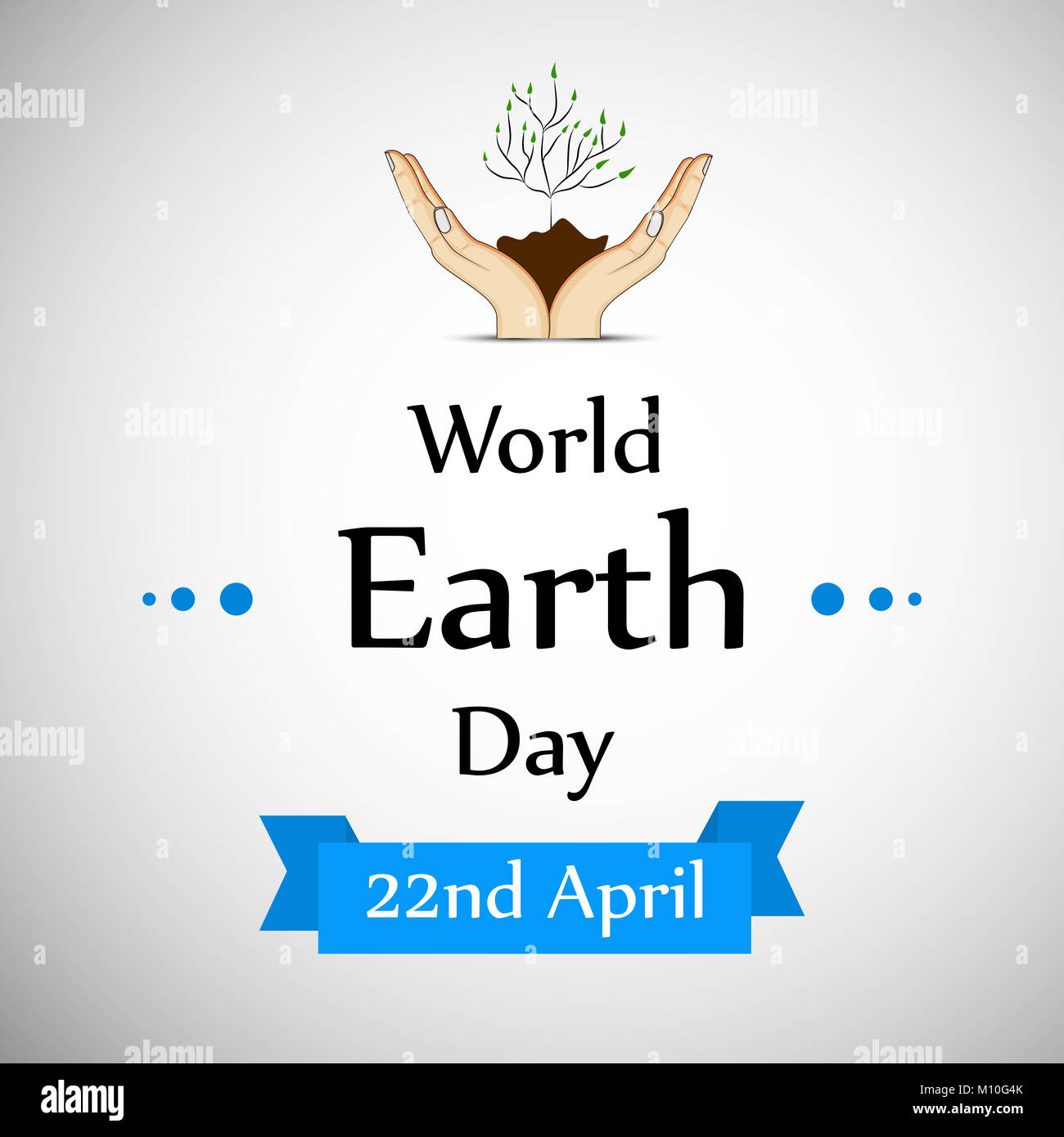 illustration of elements of Earth Day Background Stock Photo - Alamy