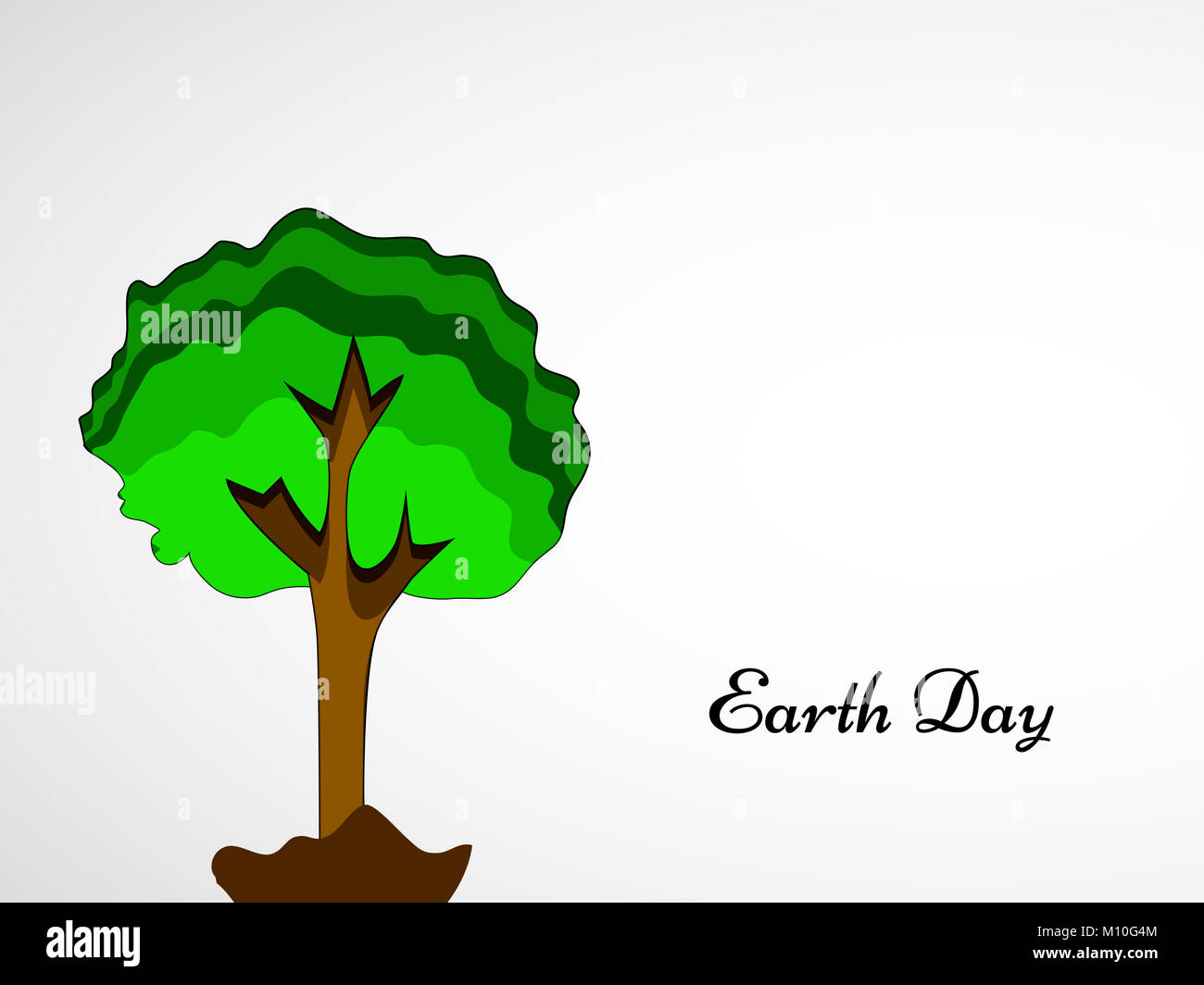 illustration of elements of Earth Day Background Stock Photo - Alamy