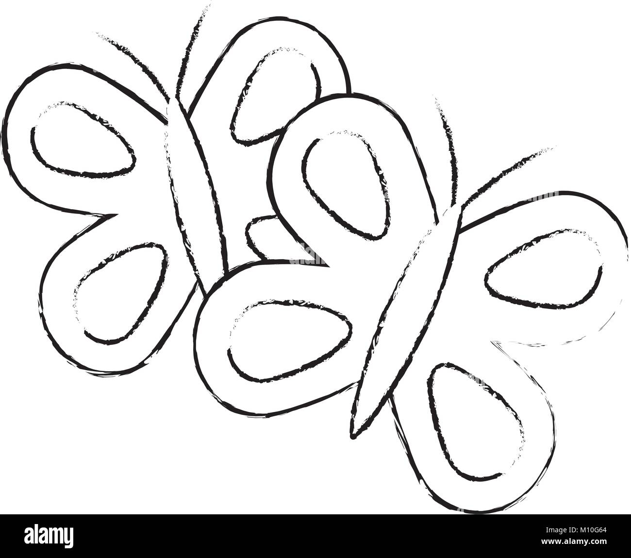 Butterfly hover Stock Vector Images - Alamy