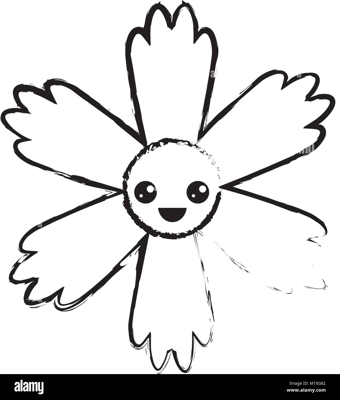 Happy face blue love Black and White Stock Photos & Images - Alamy