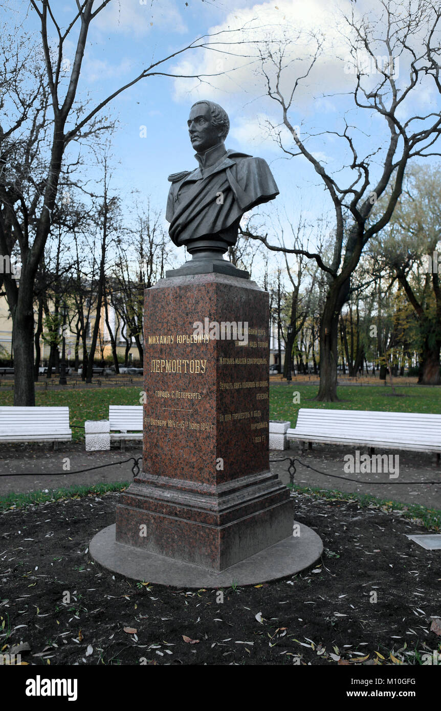 Monument To Lermontov High Resolution Stock Photography and Images - Alamy