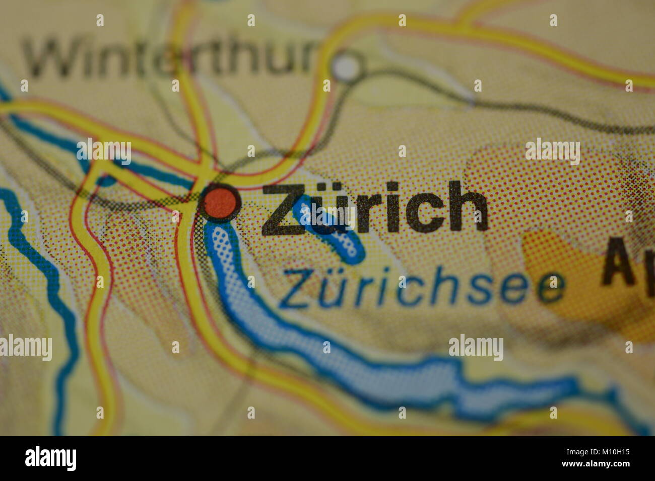 City name , Germany, on the map Stock Photo - Alamy