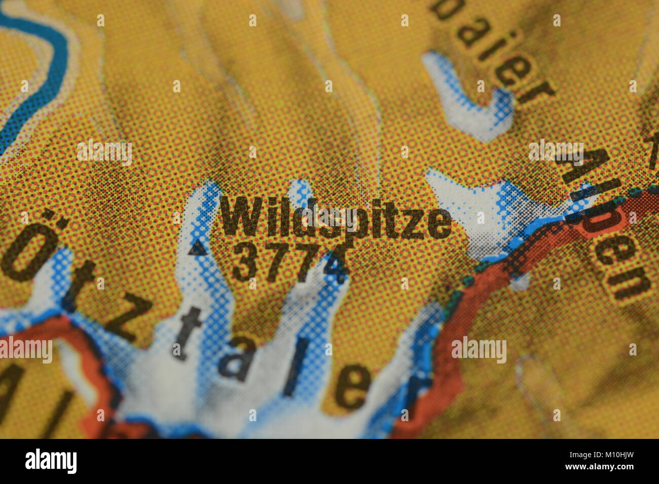 City name , Germany, on the map Stock Photo - Alamy