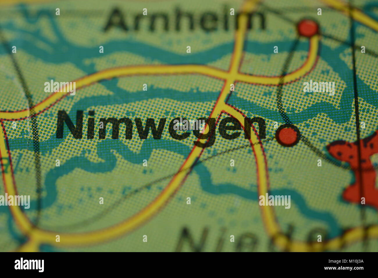 City name , Germany, on the map Stock Photo - Alamy