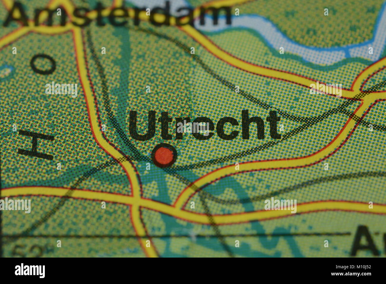 Utrecht map hi-res stock photography and images - Alamy