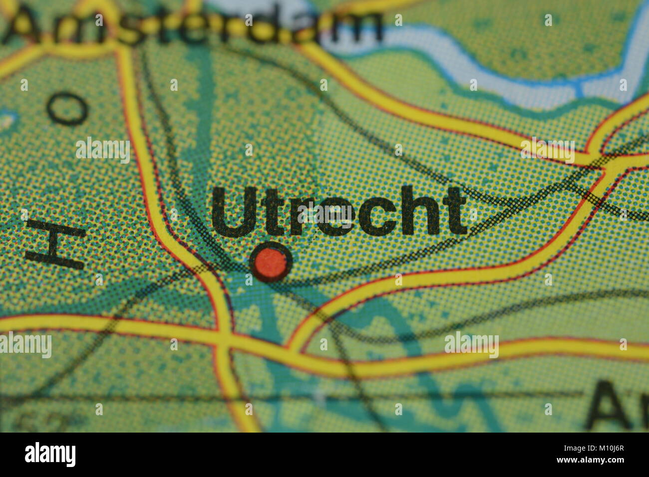 Utrecht map hi-res stock photography and images - Alamy