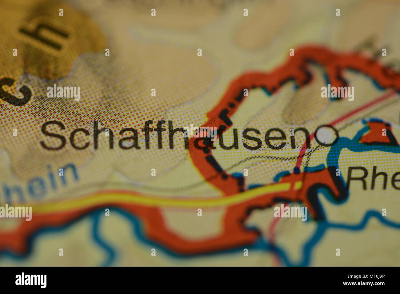 City name , Germany, on the map Stock Photo - Alamy