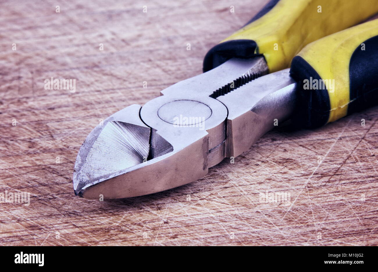 Old cutter closeup on table Stock Photo - Alamy