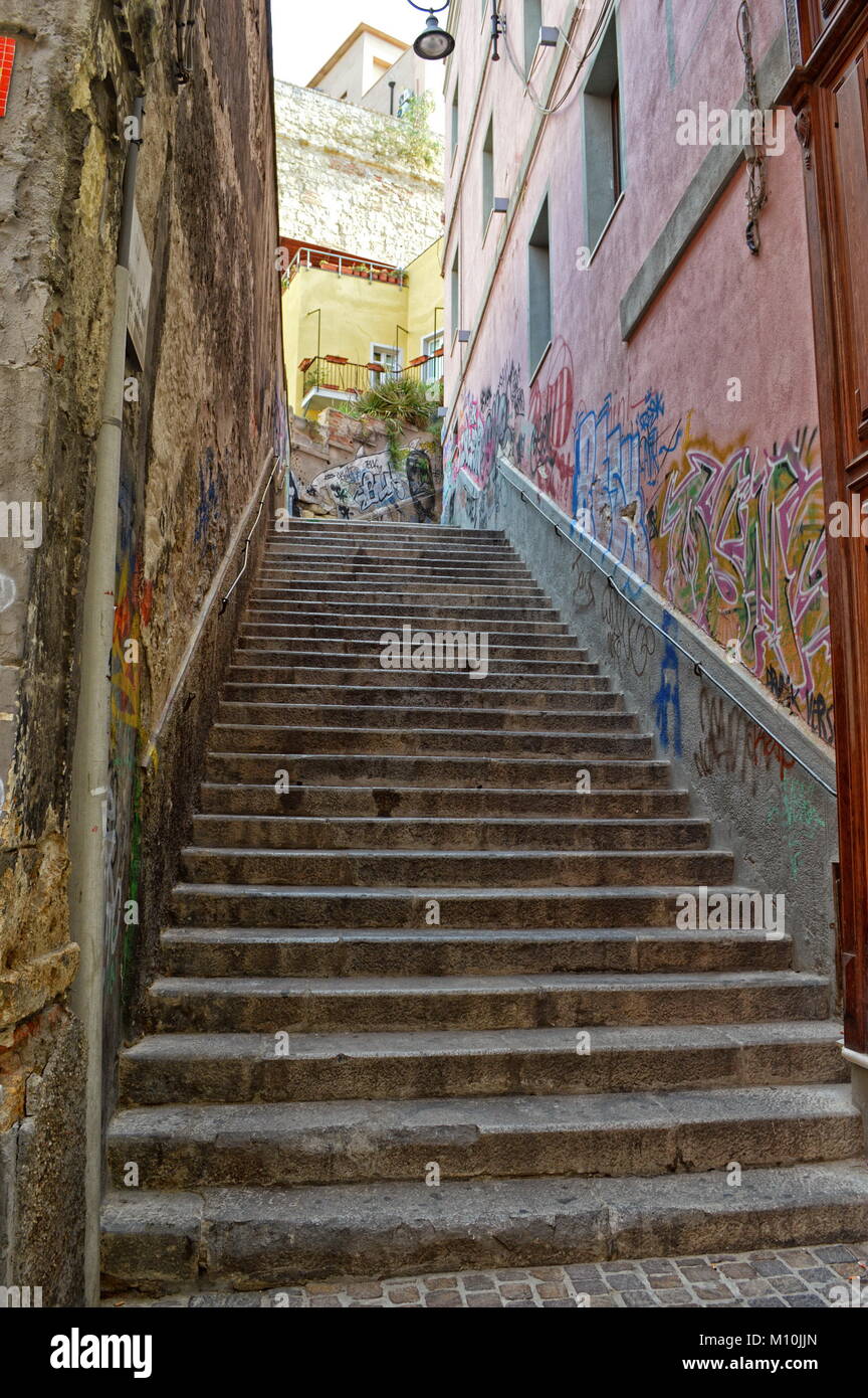 Streets of the old Italy Stock Photo - Alamy