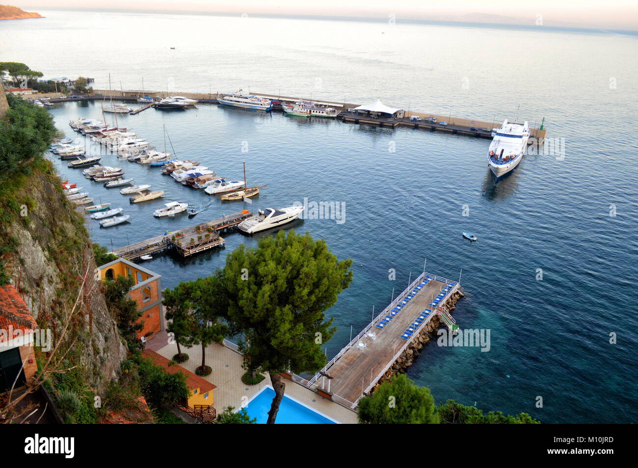 View on boats in the marina Stock Photo - Alamy