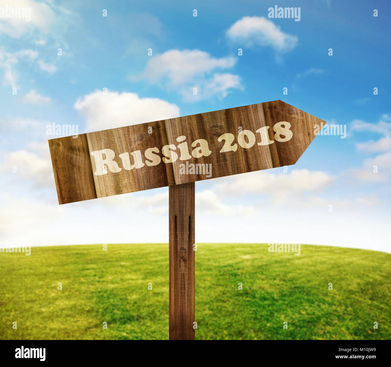 World championship sign Stock Photo - Alamy