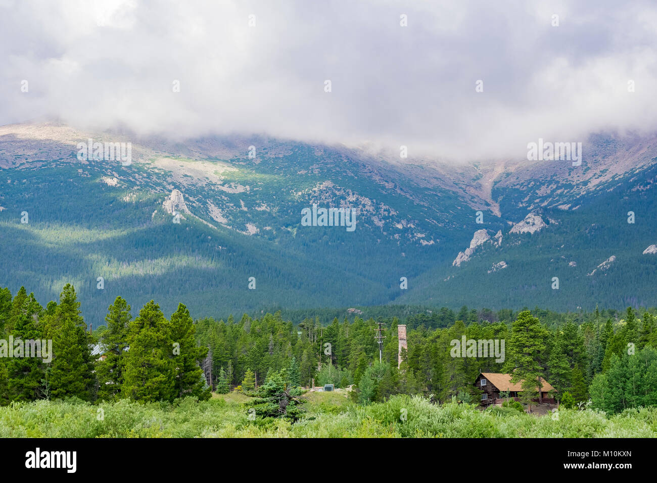 Aerial view of the beautiful Boulder cityscape, Colorado Stock Photo ...
