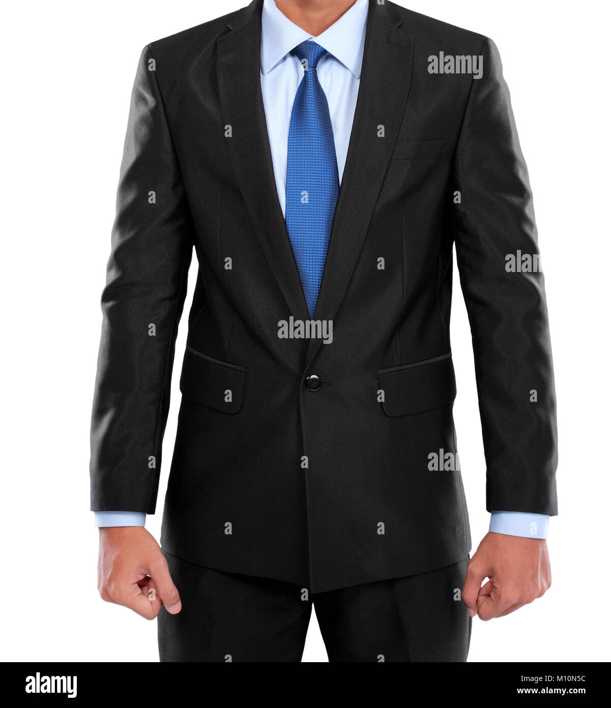 portrait of man in suit isolated over white background Stock Photo - Alamy