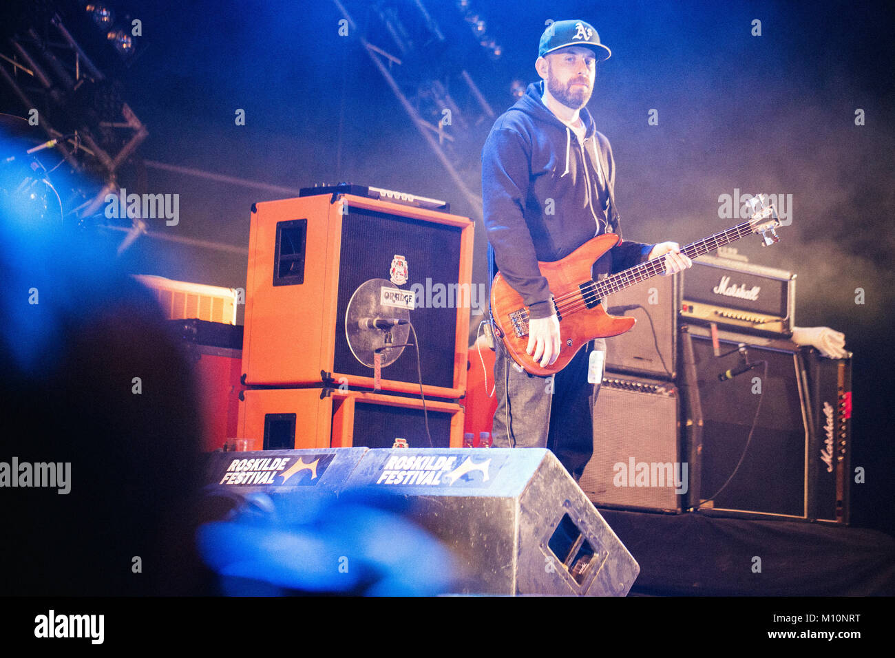 The Scottish post-rock band Mogwai performs a live concert at the Arena ...