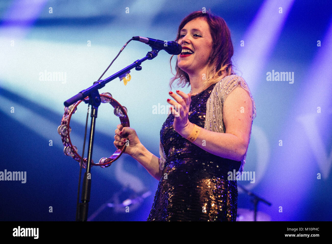 The English band Slowdive performs a live concert at the Avalon Stage ...
