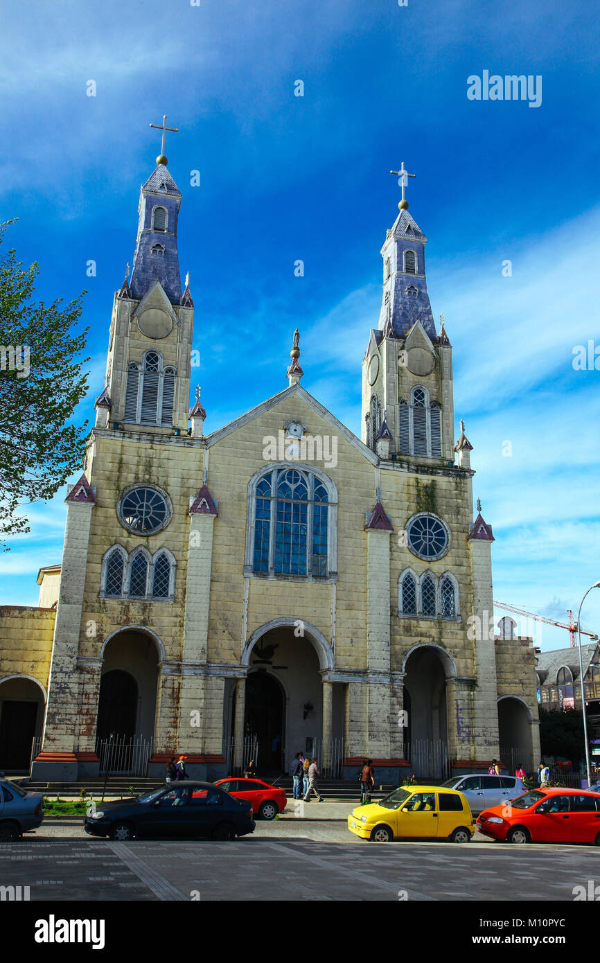 Chiloe Island (Chile): Castro, wooden Church of San Francisco, UNESCO ...