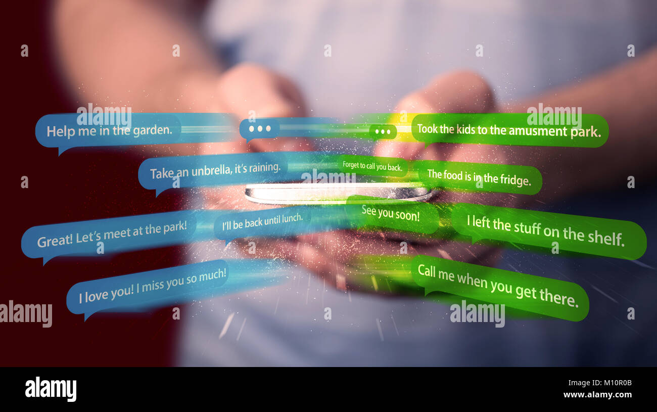 Man writing messages hi-res stock photography and images - Alamy