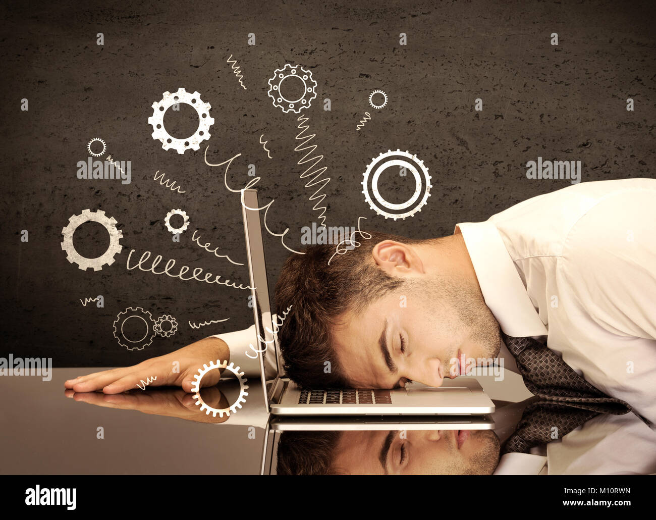 Hitting head falling hi-res stock photography and images - Alamy