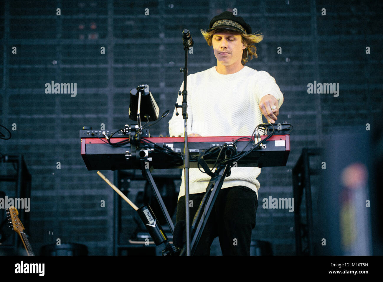 The Australian alternative dance group Rüfüs performs a live concert ...