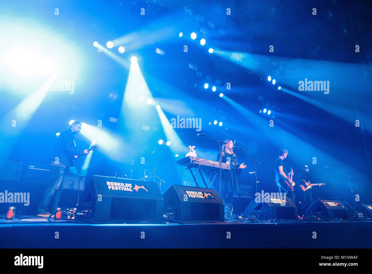 The English band Slowdive performs a live concert during the Danish ...
