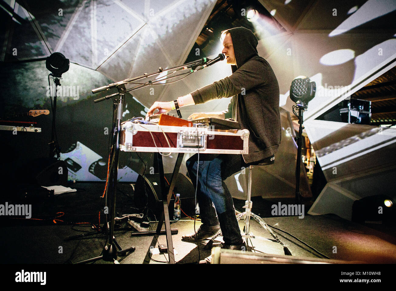 The Englishman, electronic music producer and singer Sohn performs a ...