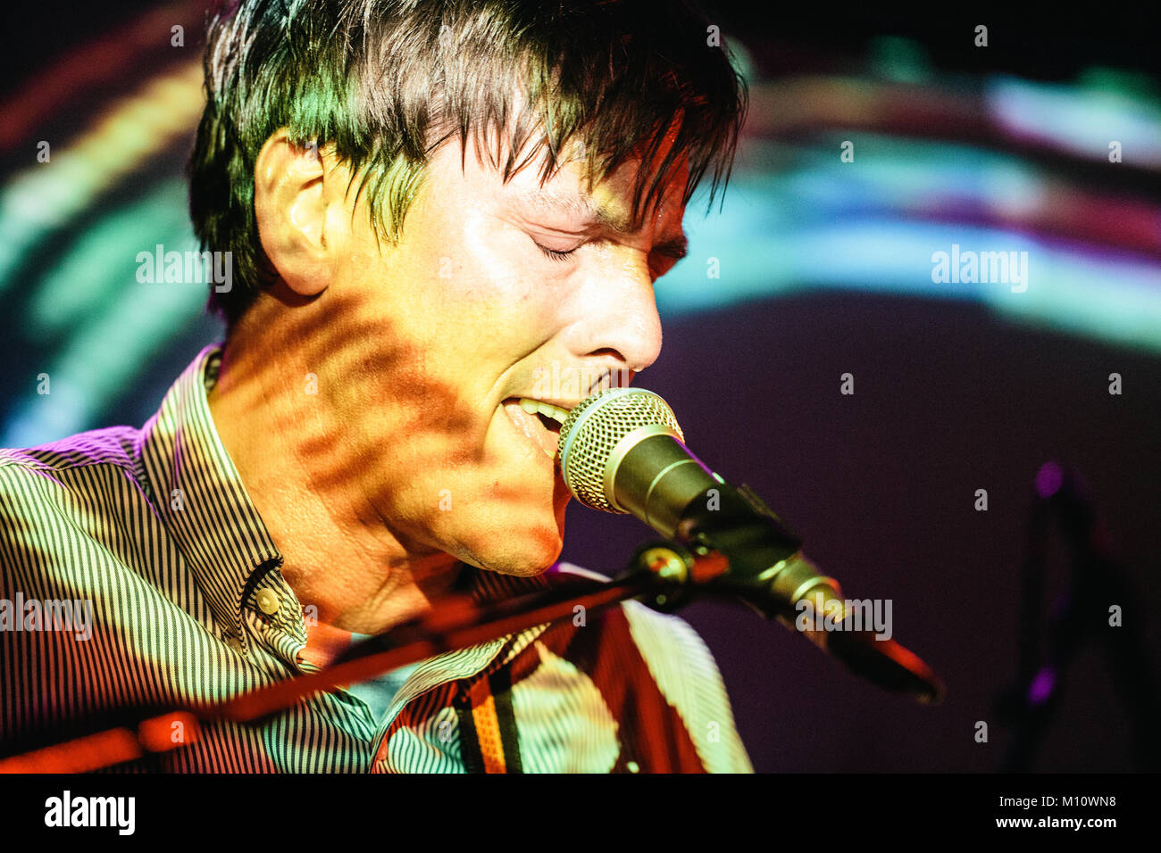 The British alternative rock band Spectrum performs a live concert at ...