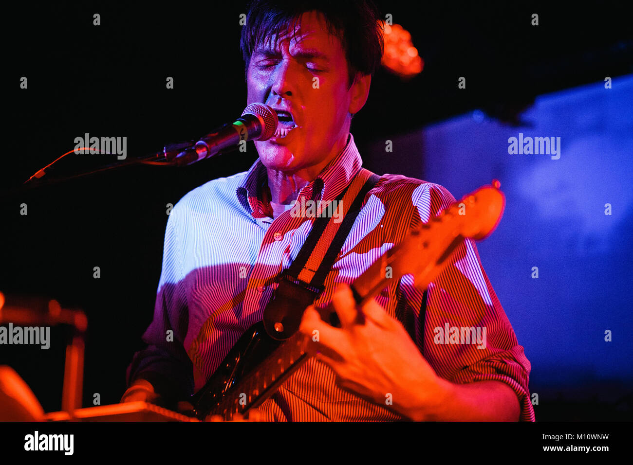 The British alternative rock band Spectrum performs a live concert at ...