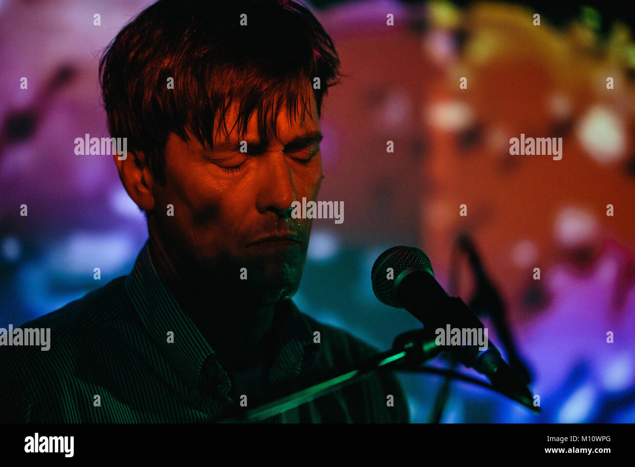 The British alternative rock band Spectrum performs a live concert at ...