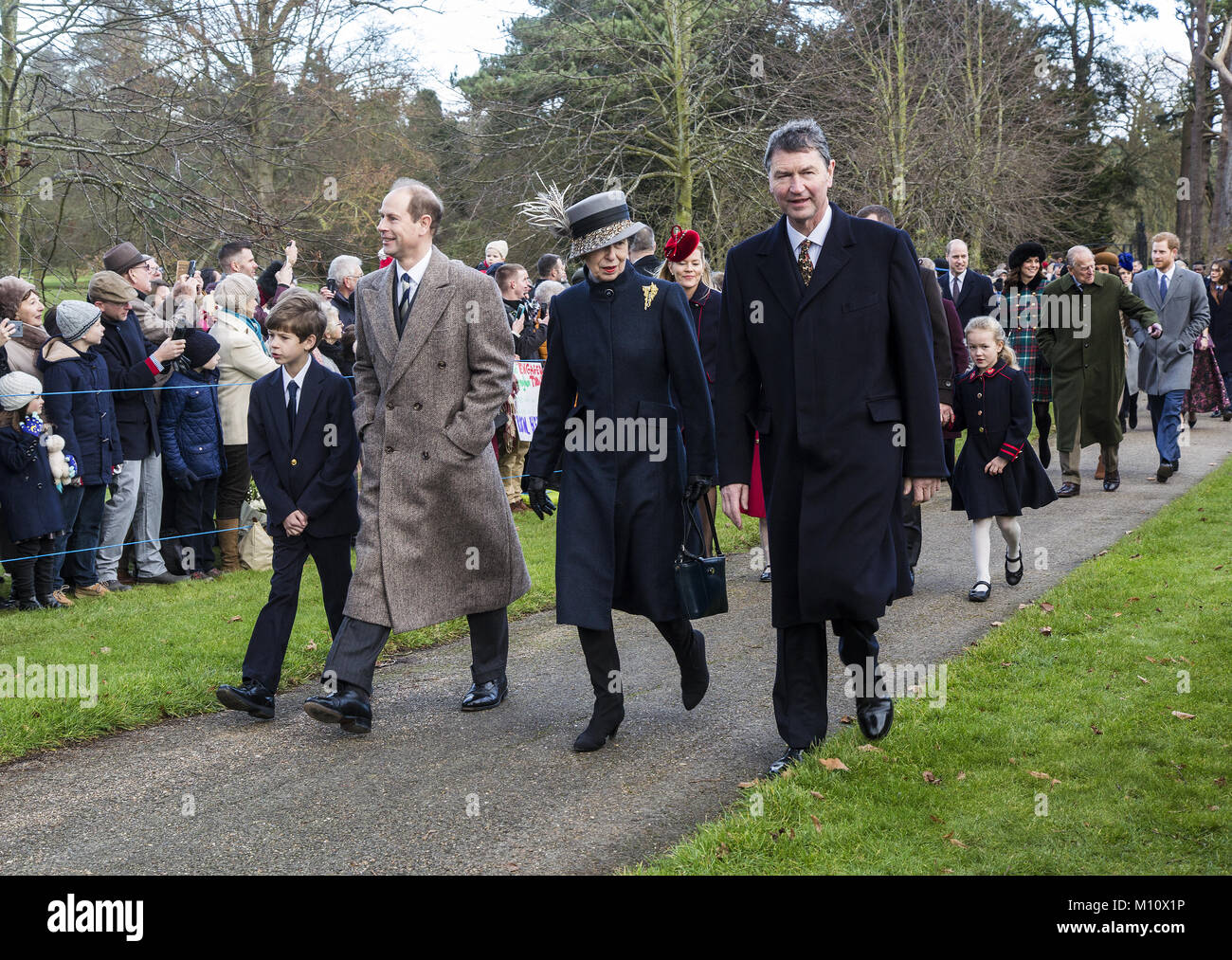 The British Royal family arrive at Sandringham to celebrate Christmas ...