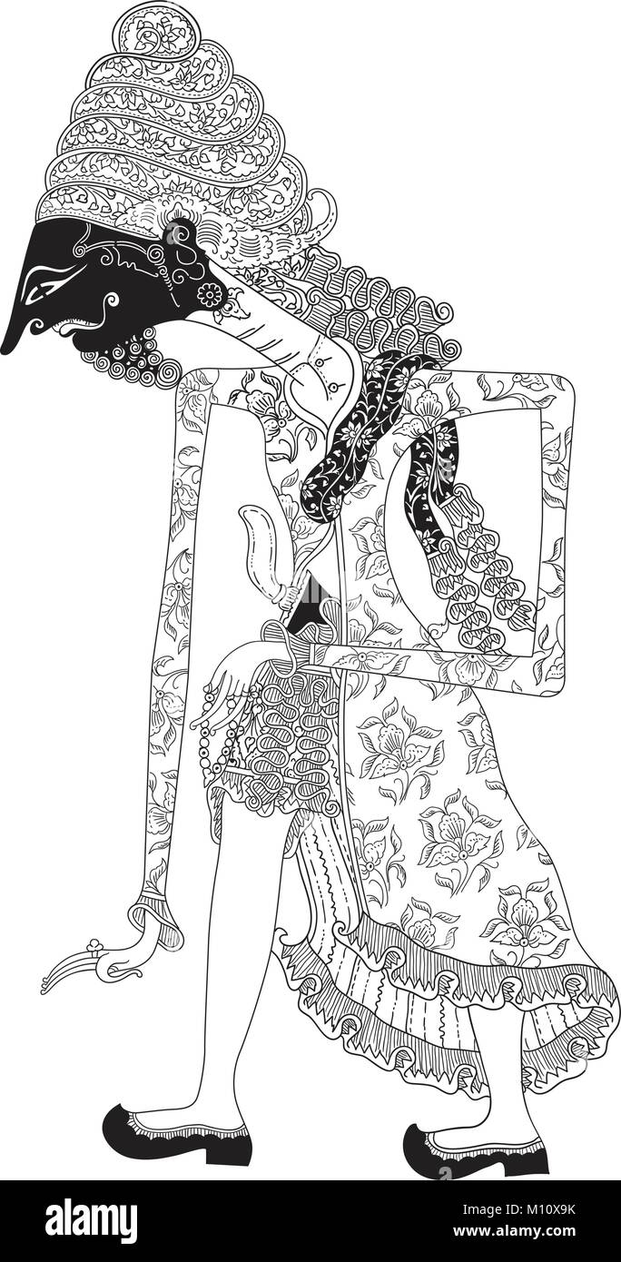 Wayang kulit jawa Cut Out Stock Images & Pictures - Alamy