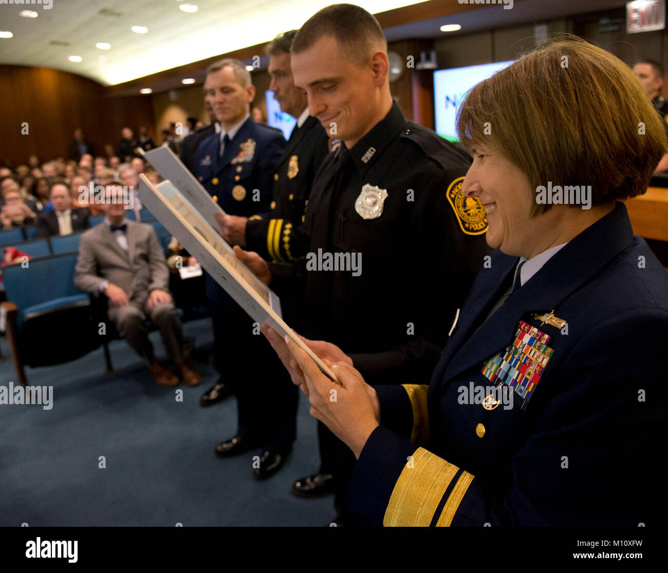 Rear Adm. Meredith Austin, commander, 5th Coast Guard District, shares ...