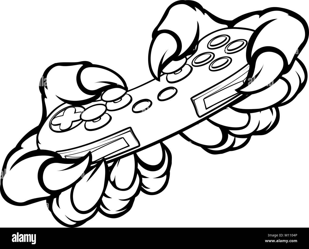 Holding claws Stock Vector Images - Alamy