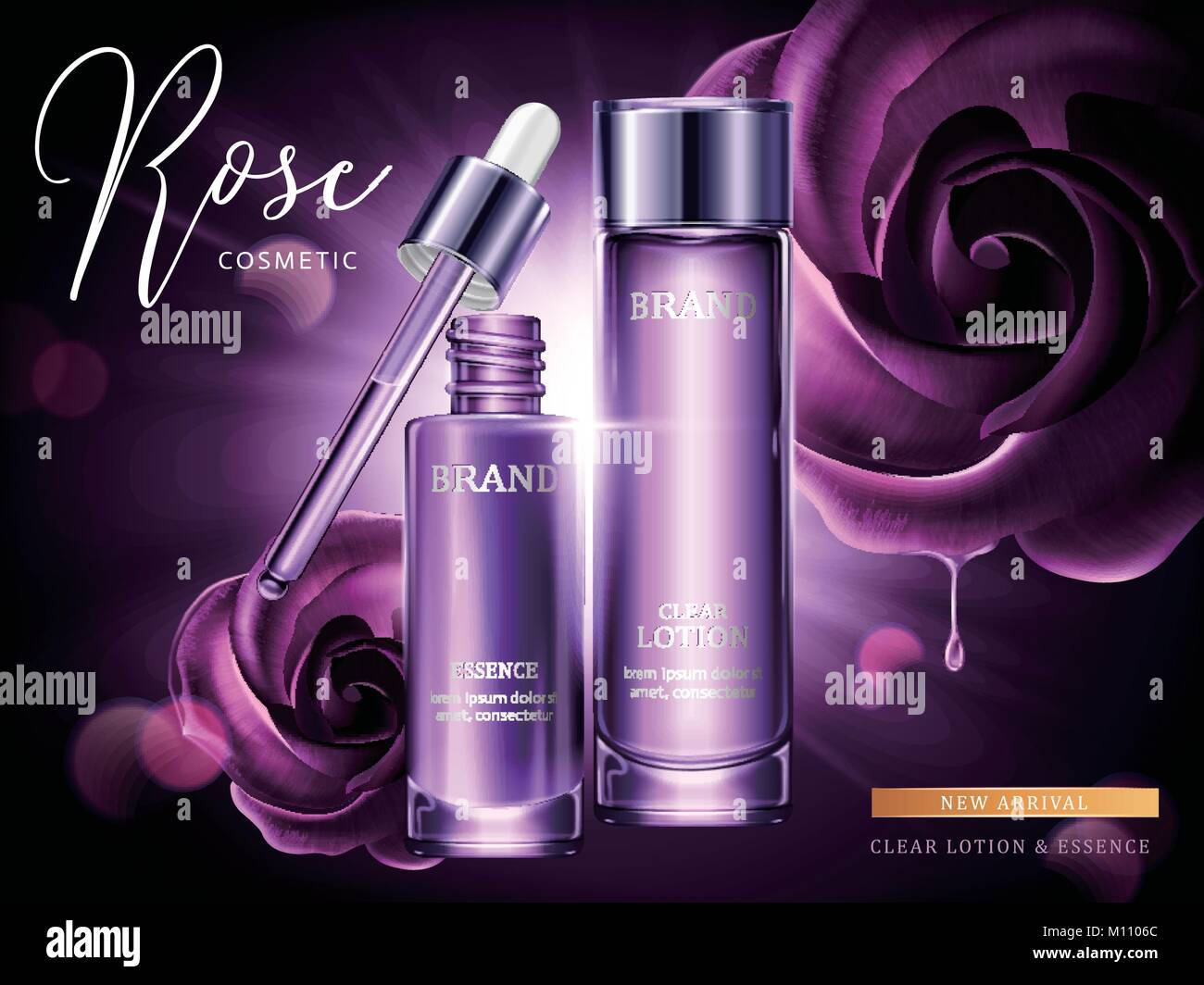 Glass particle Stock Vector Images - Alamy