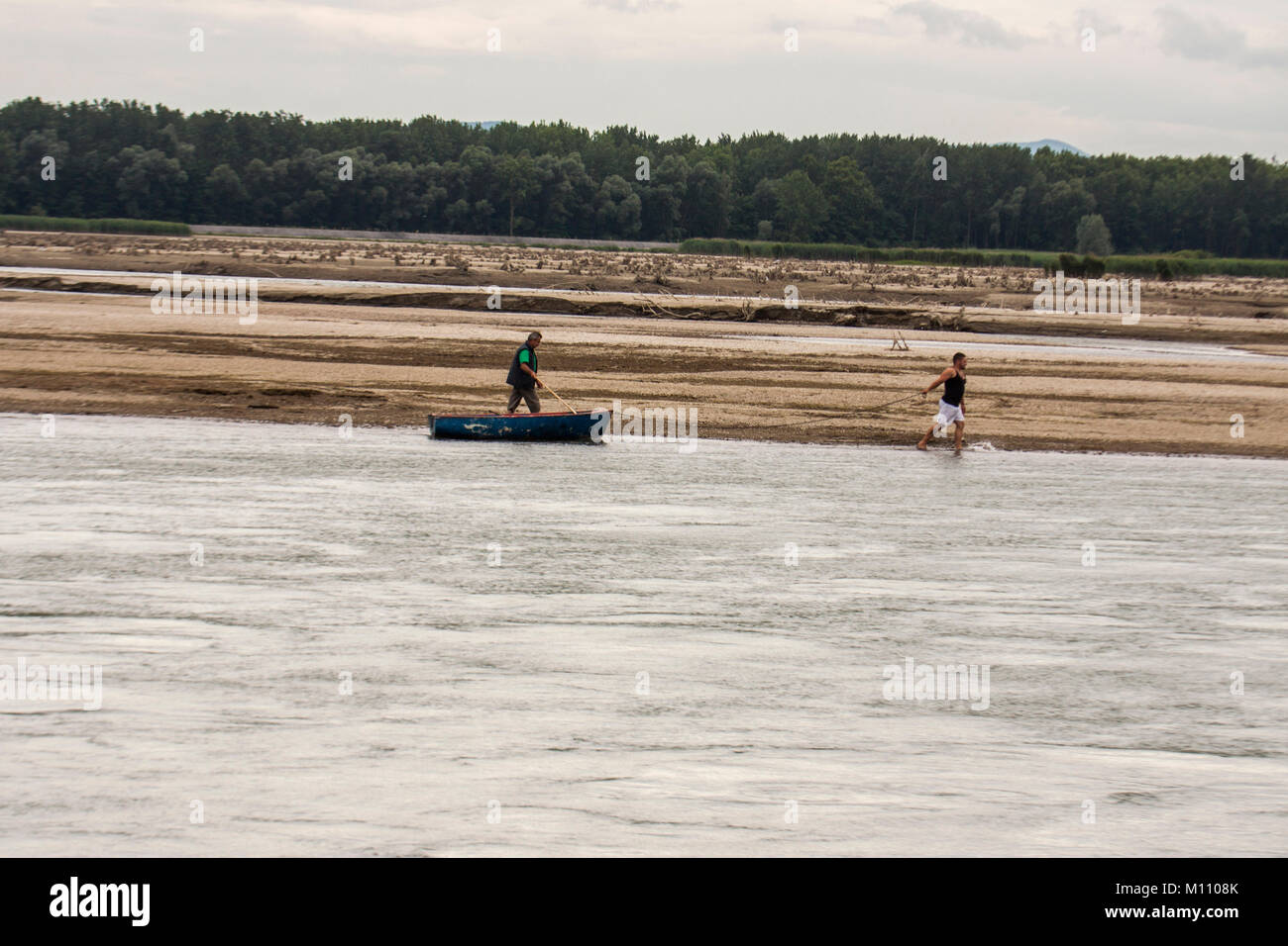 Reservoir, Dam, pulling, fishing Stock Photo - Alamy