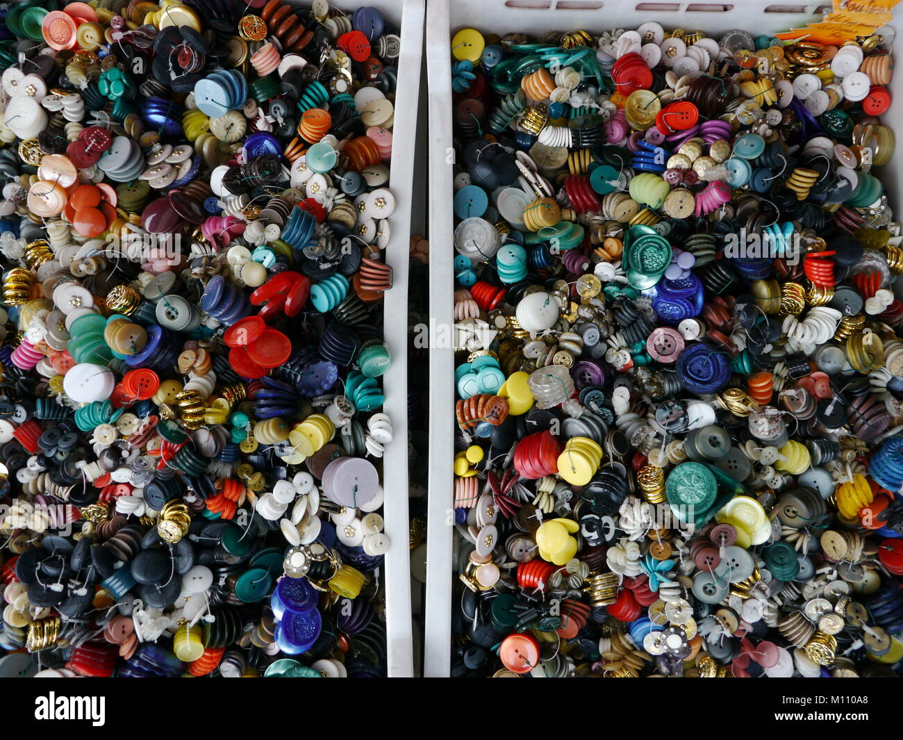 multi coloured buttons Stock Photo - Alamy