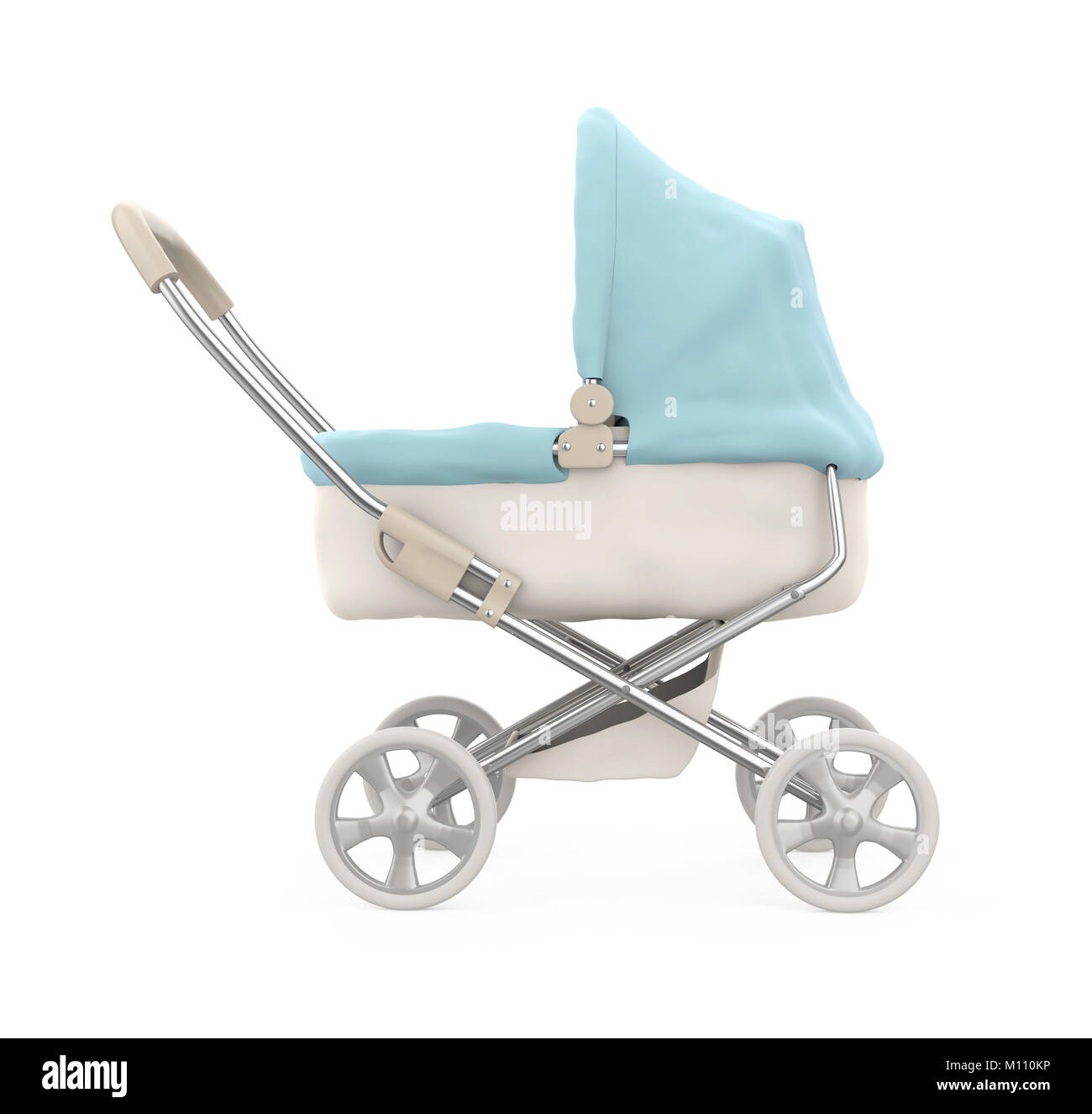Baby Stroller Isolated Stock Photo - Alamy