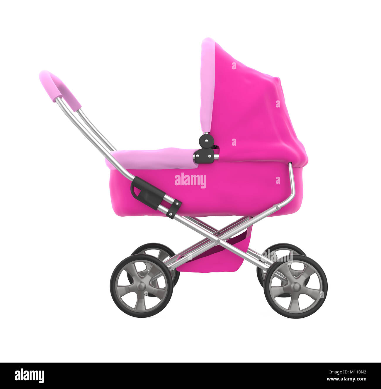 Baby Stroller Isolated Stock Photo - Alamy