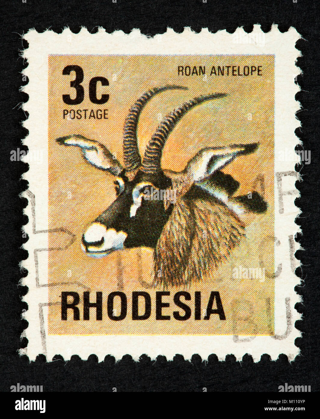 Rhodesian postage stamp Stock Photo - Alamy