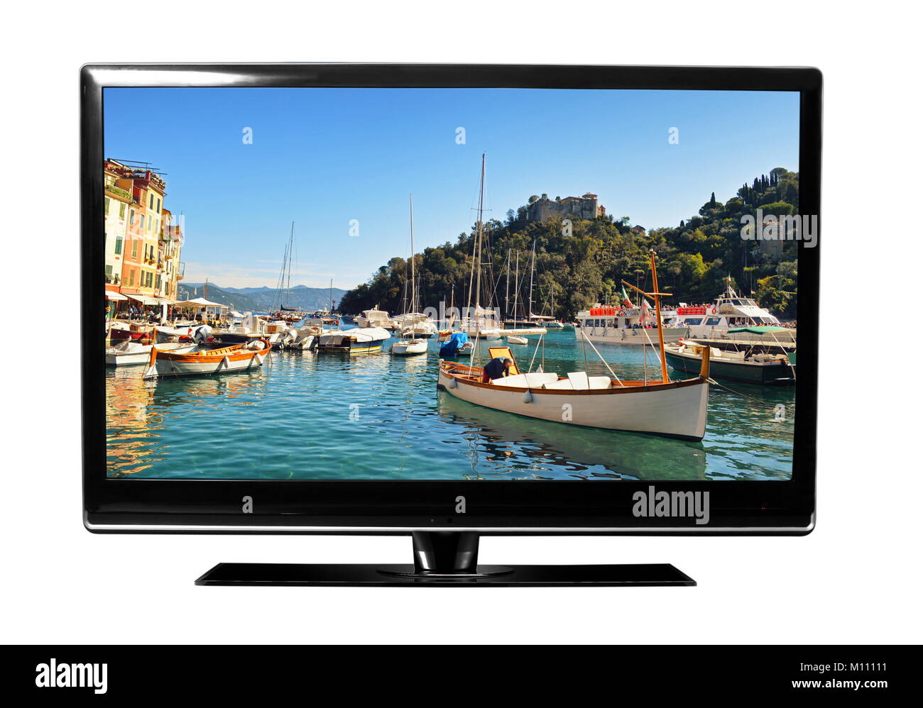 TV monitor with the picture Stock Photo - Alamy