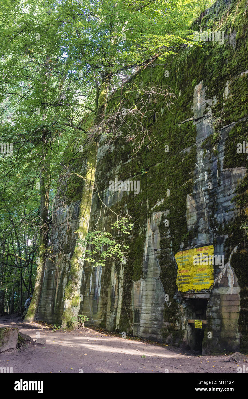 Hitler's bunker in Wolf's Lair, headquarters of Adolf Hitler and Nazi ...