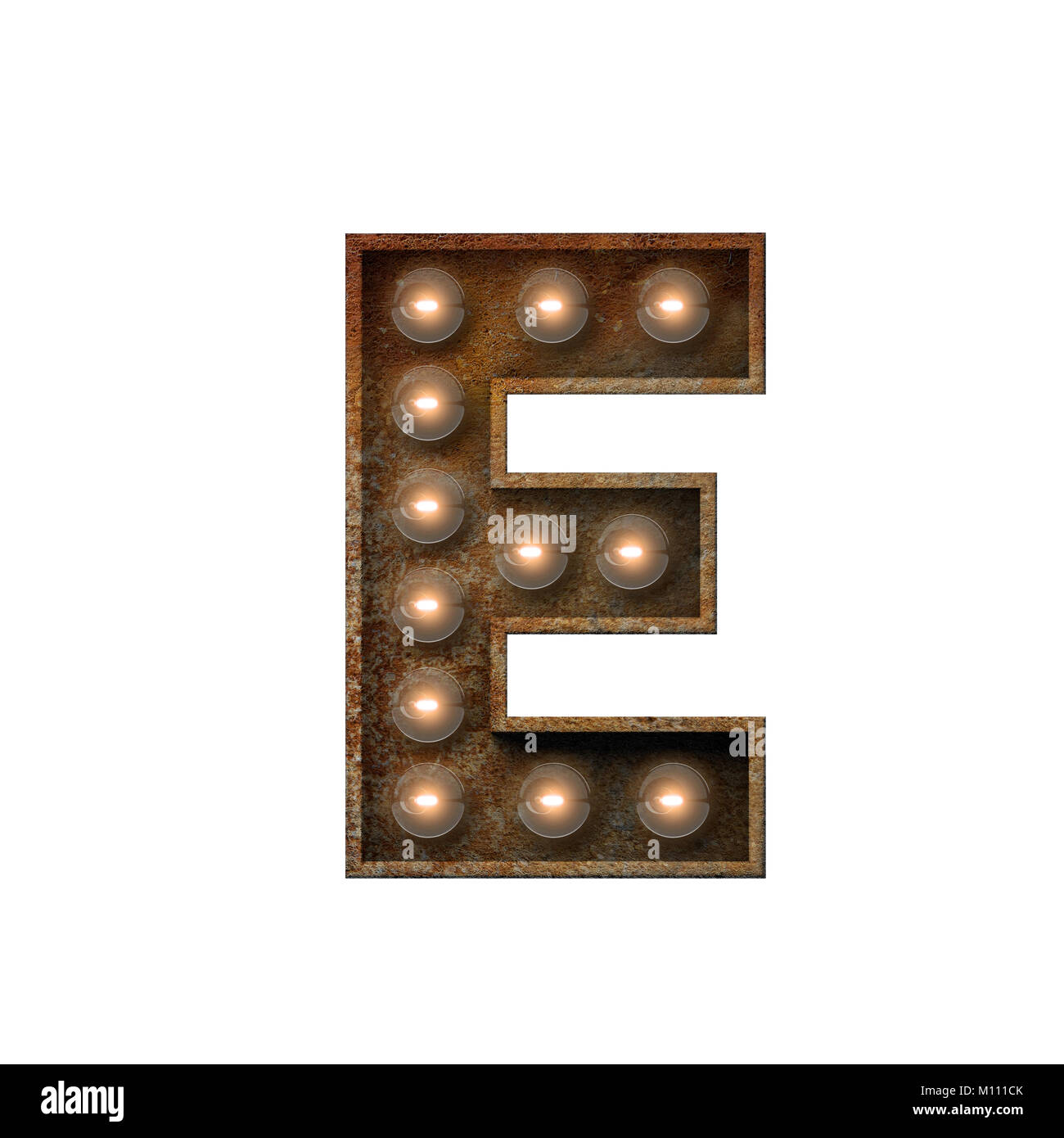 Illuminated Letter E High Resolution Stock Photography and Images - Alamy